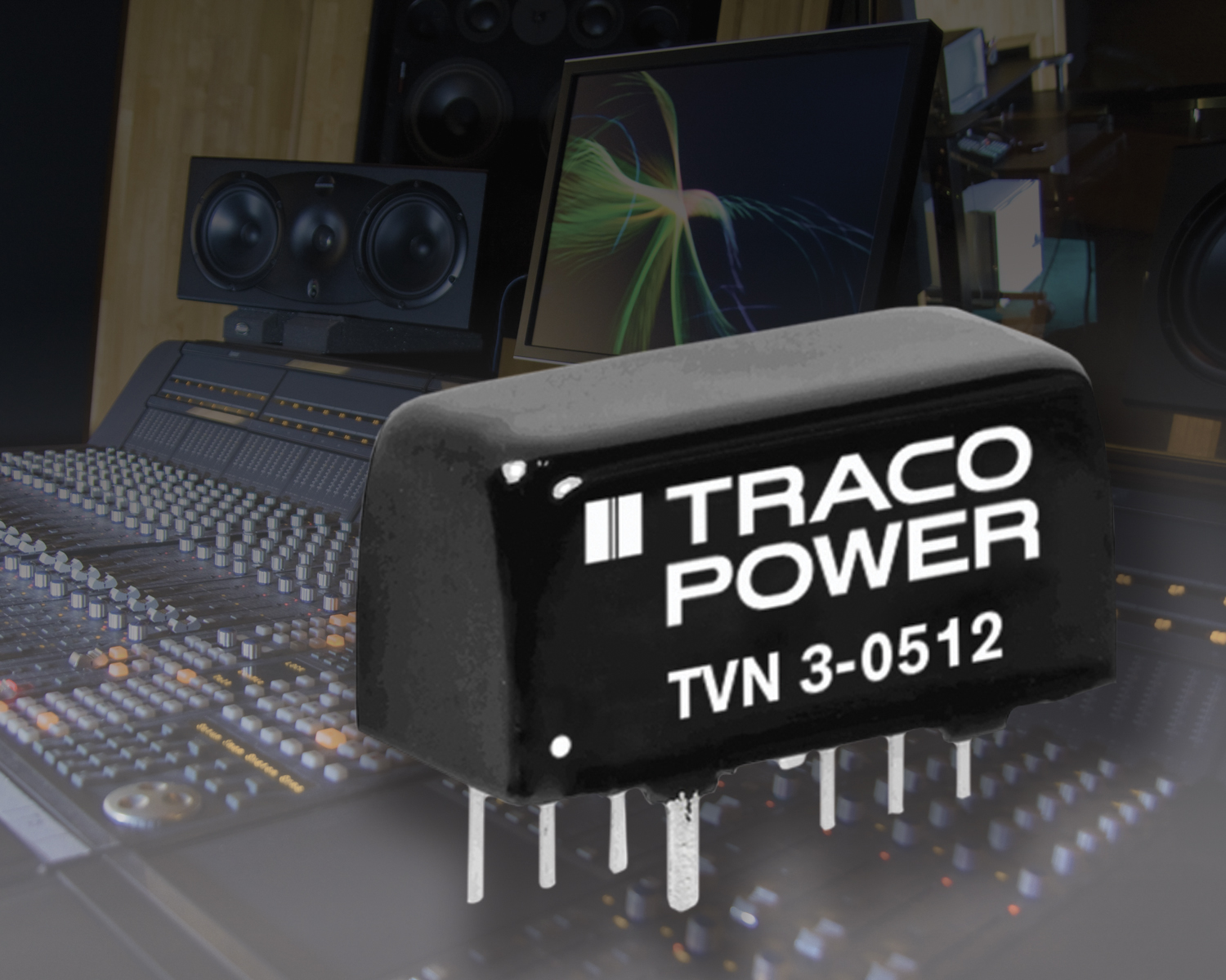TRACO POWER ultra-low noise 3-W DC/DC converter in SIP-8 package TRACO POWER ultra-low noise 3-W DC/DC converter in SIP-8 package