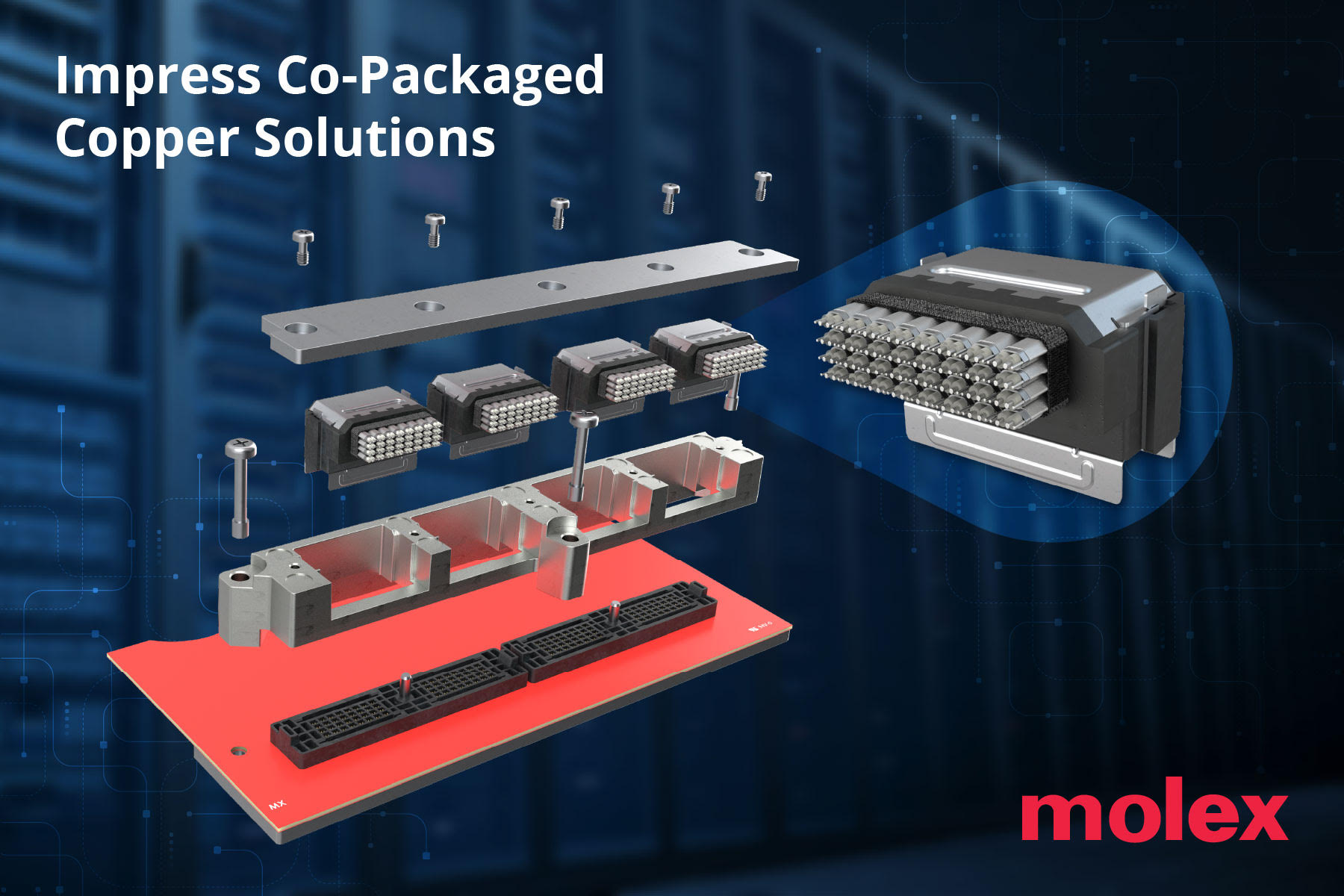 Co-packaged copper connectors support 224 Gbps PAM-4 links - Electrical ...